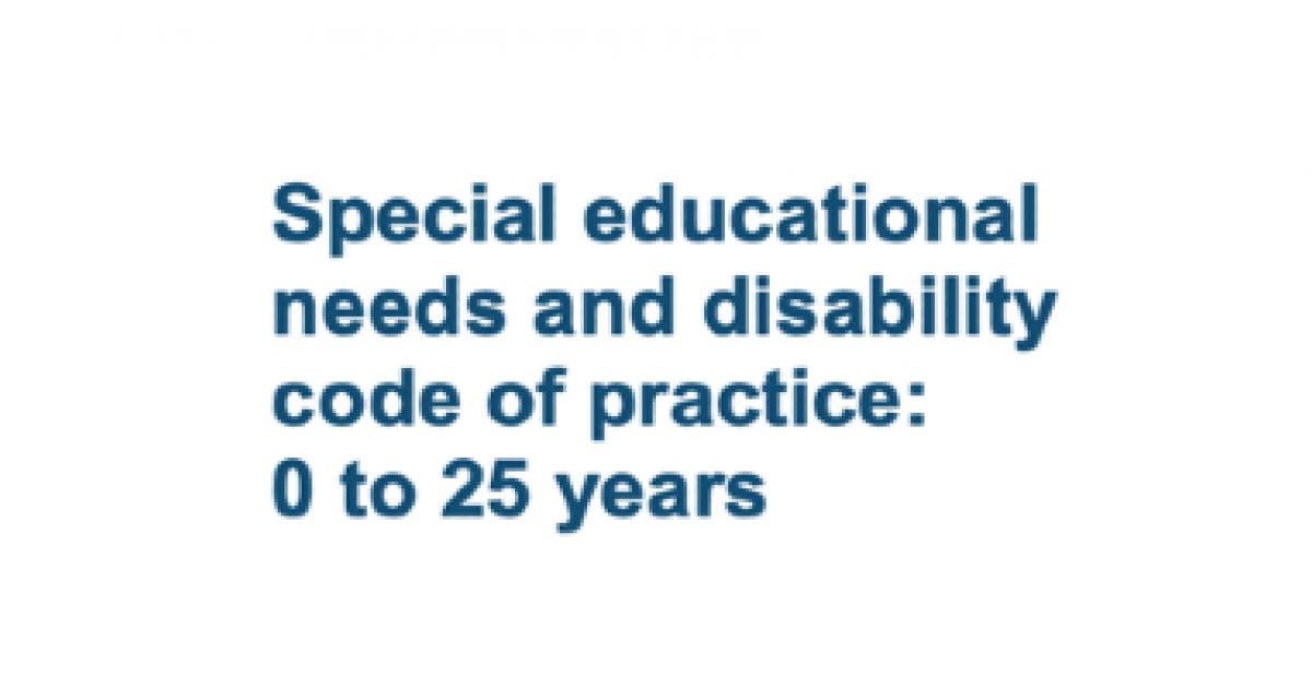 The SEND Code of Practice for Special School Governors and Trustees ...