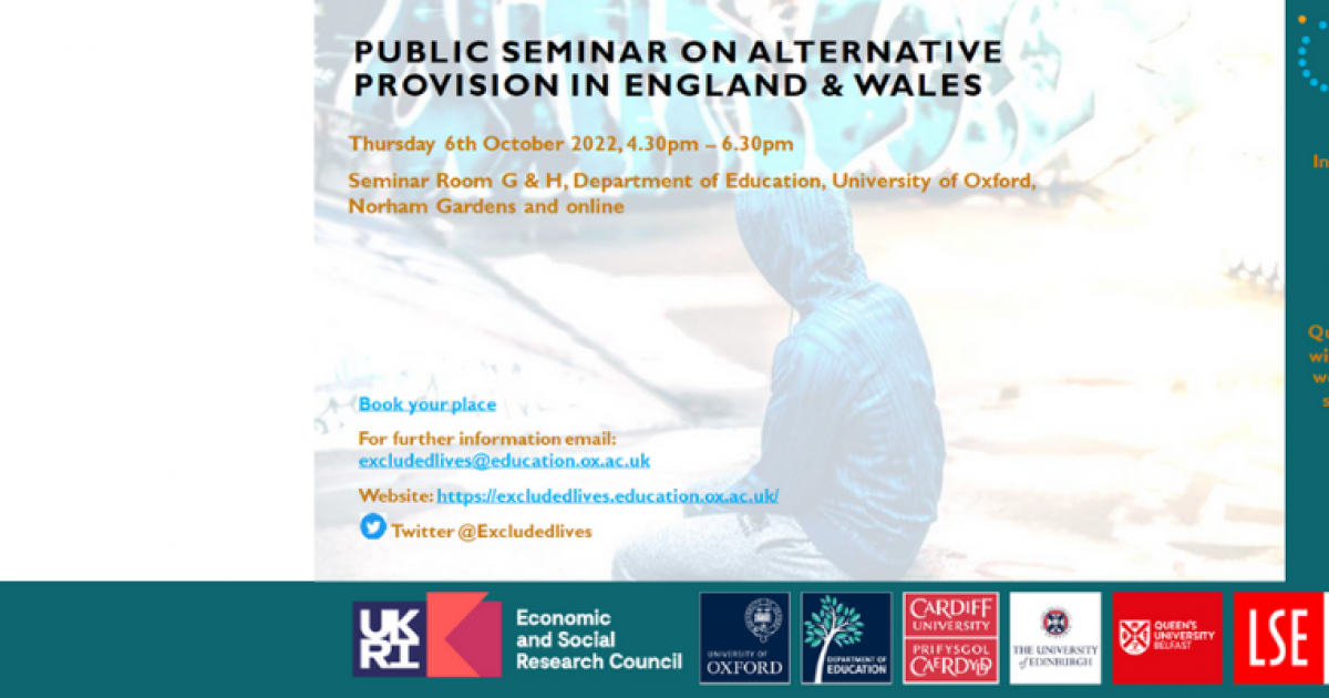 Public Seminar on Alternative Provision | Nasen