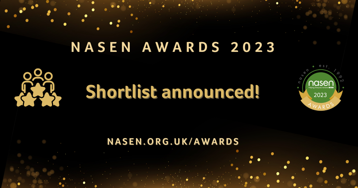 nasen Awards 2023 - shortlist announced | Whole School SEND