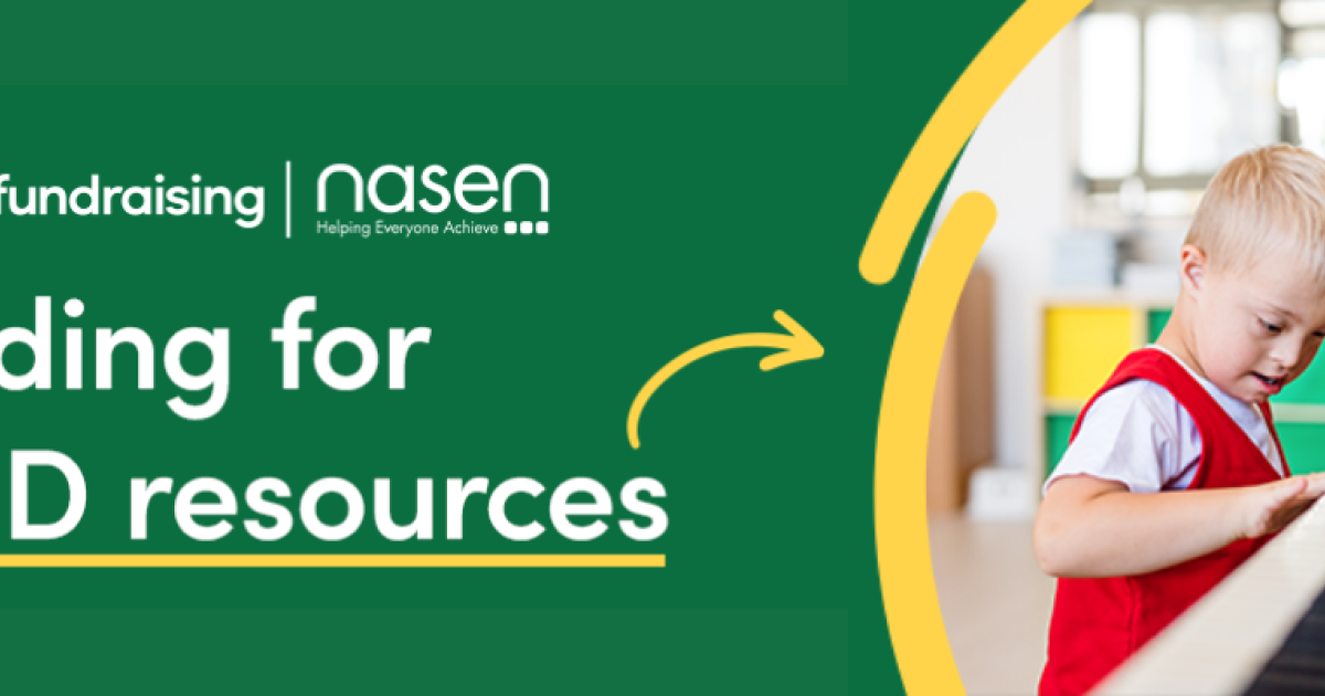 Free funding for SEND resources is available through easyfundraising ...