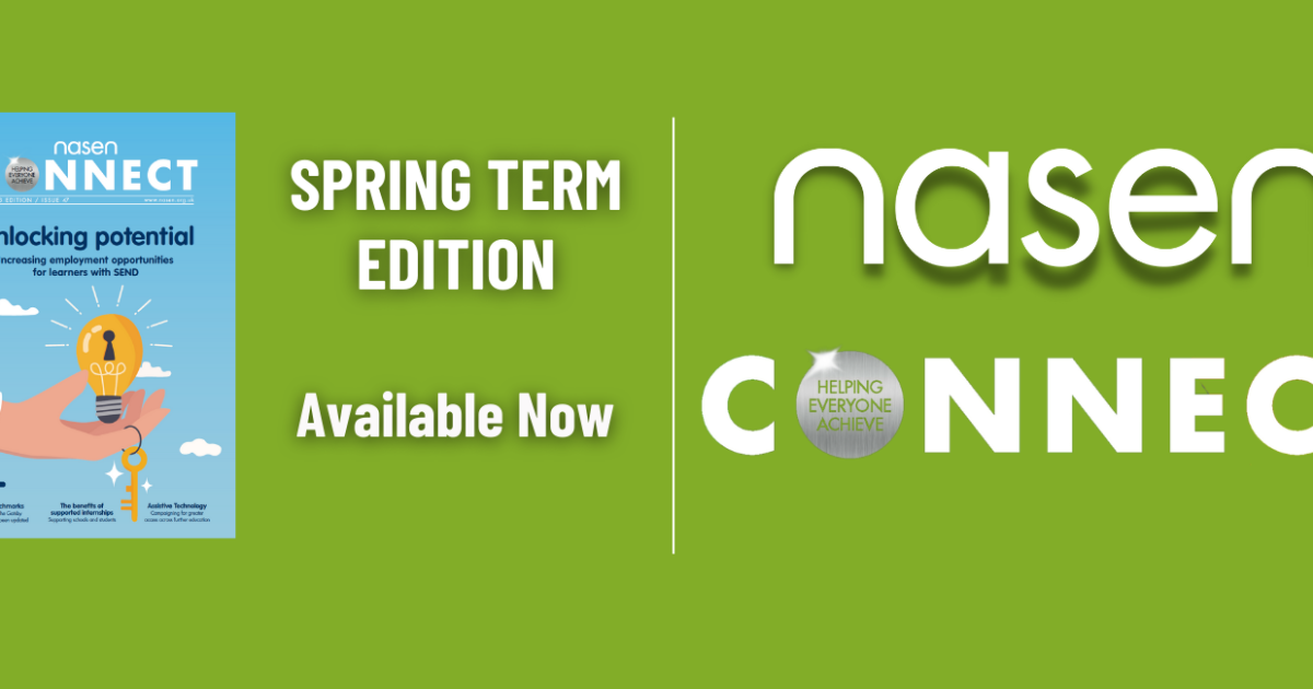 nasen Connect magazine Spring Term edition 2025 | Nasen