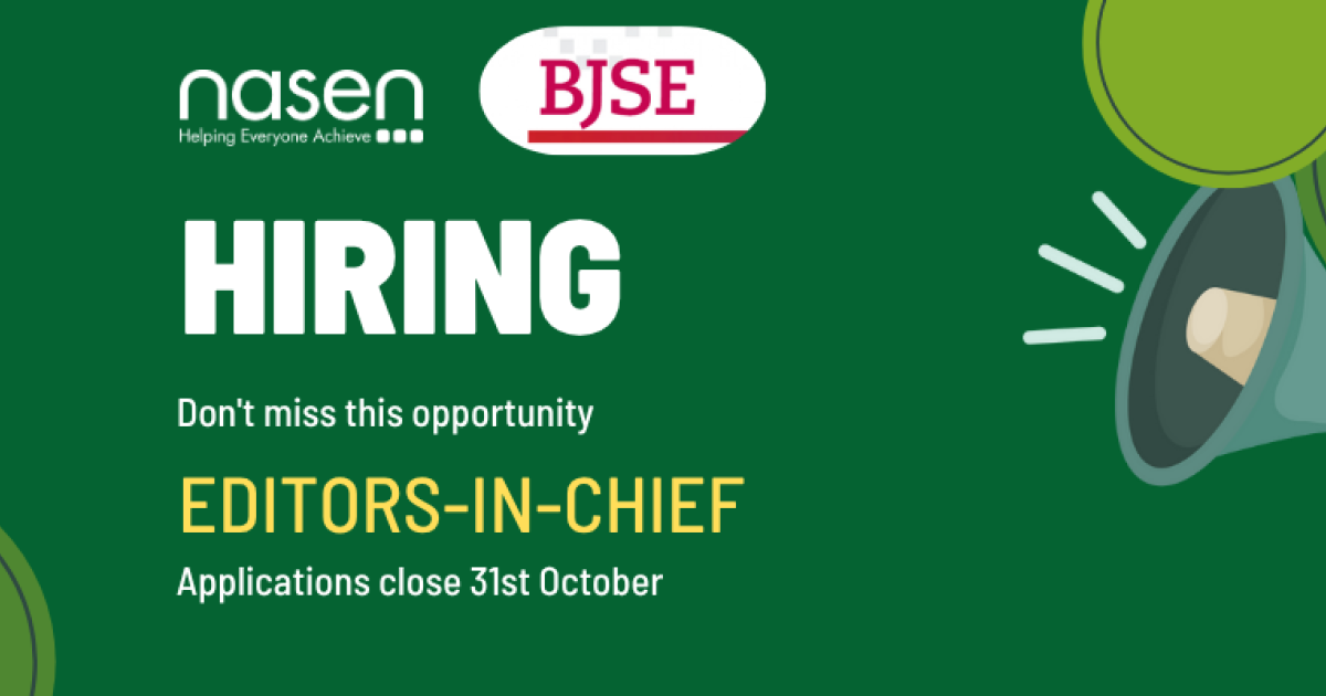 British Journal of Special Education is inviting applications for the ...